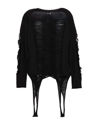 Rick Owens Virgin Wool Sweater - Black