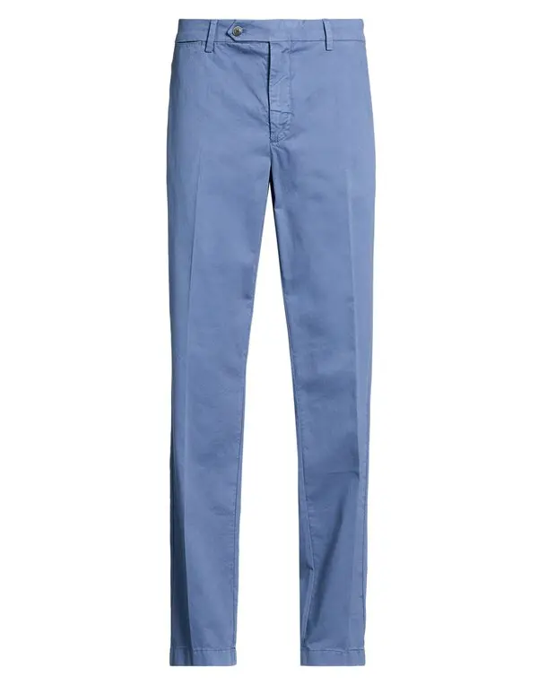 HACKETT Pants Size Cotton, Elastane - Light Blue