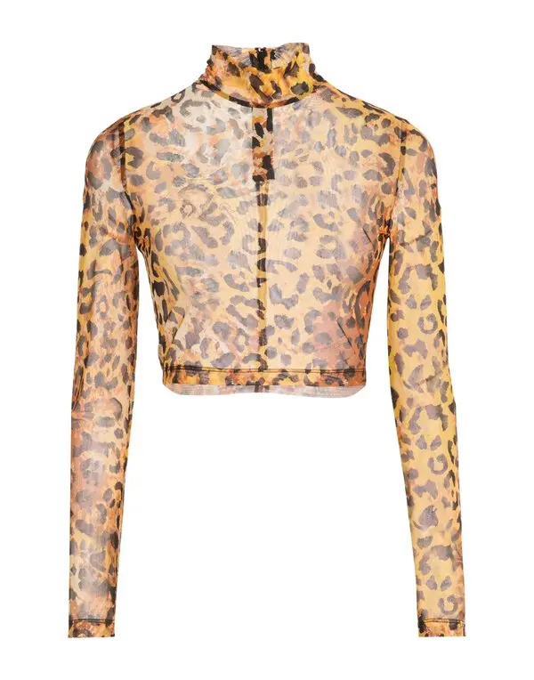Just Cavalli Leopard Print Crop Top