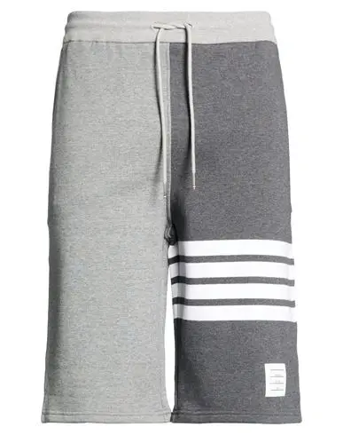Thom Browne Cotton French Terry Athletic Shorts - Grey