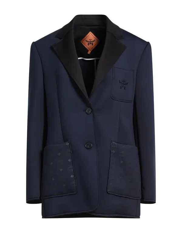 Mcm Single-breasted Blazer - Blue
