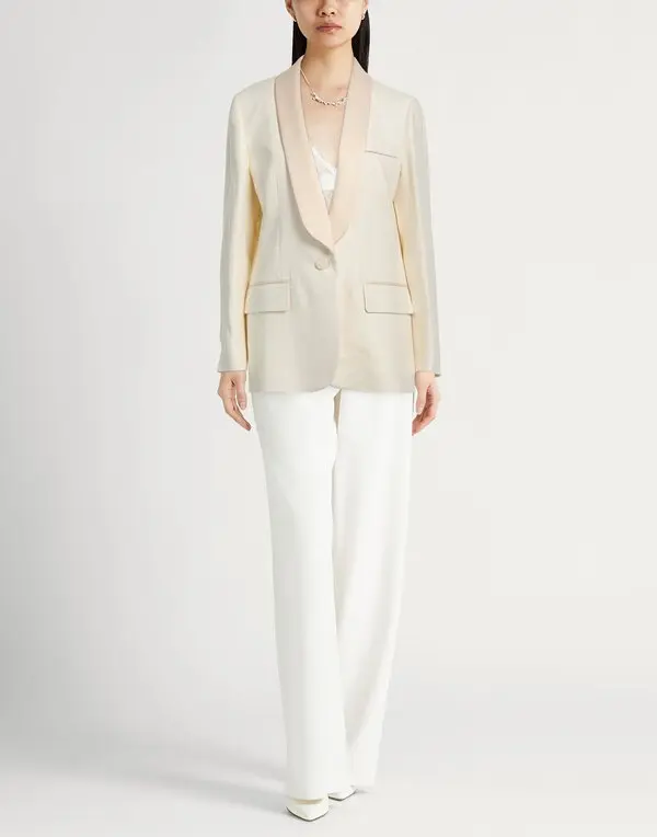 Peserico Single-breasted Blazer - Ivory