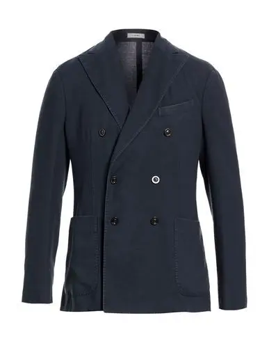 Boglioli Double-breasted Virgin Wool Blazer - Blue