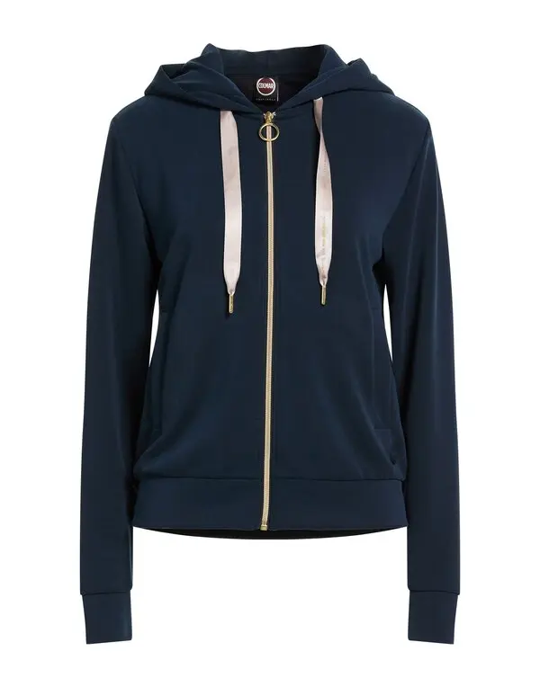 COLMAR Stretchy Jersey Hooded Sweatshirt - Blue