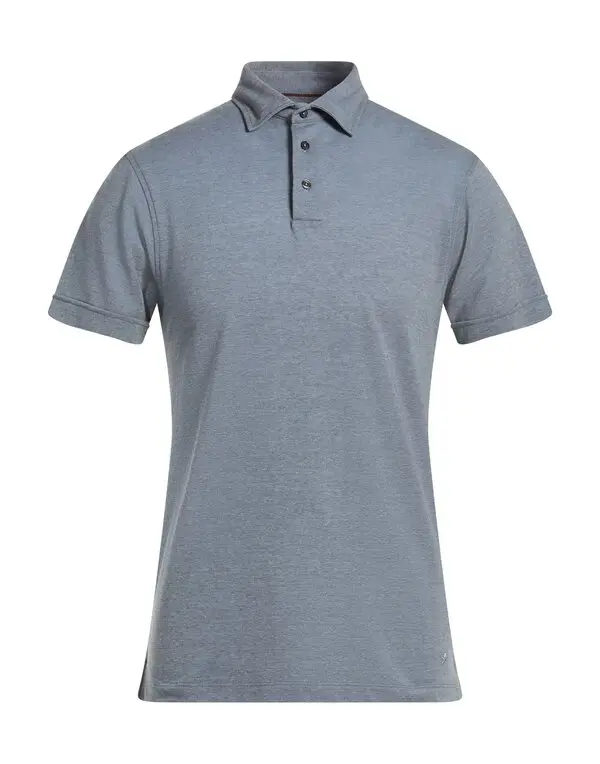 HACKETT Polo Shirt Size Wool, Cotton - Grey