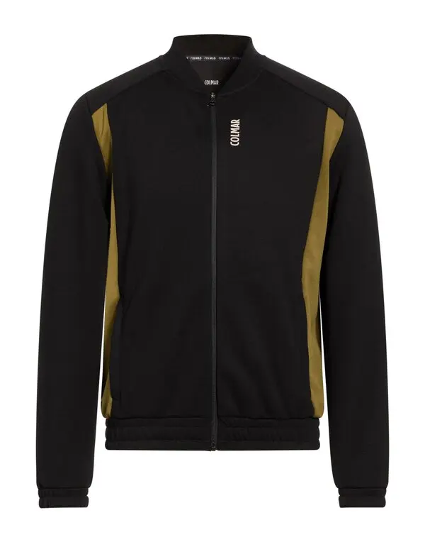COLMAR Two-tone Zip Up Sweatshirt - Black