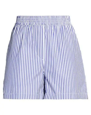 Rag & Bone Striped Cotton Shorts - Blue