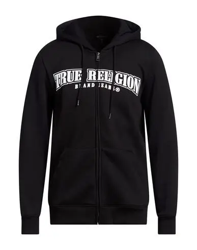 True Religion Full Zip Fleece Hoodie - Black
