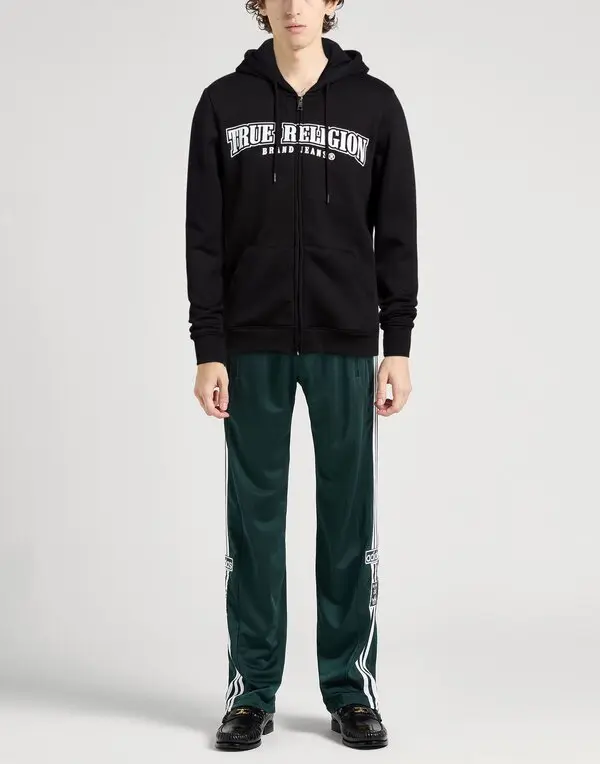 True Religion Full Zip Fleece Hoodie - Black