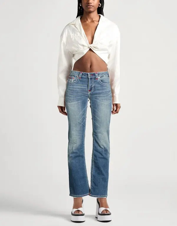 True Religion Boot-cut Jeans With Piped Trims