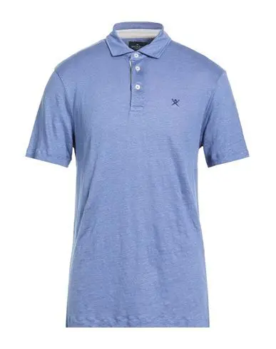 HACKETT Polo Shirt Size Linen - Blue