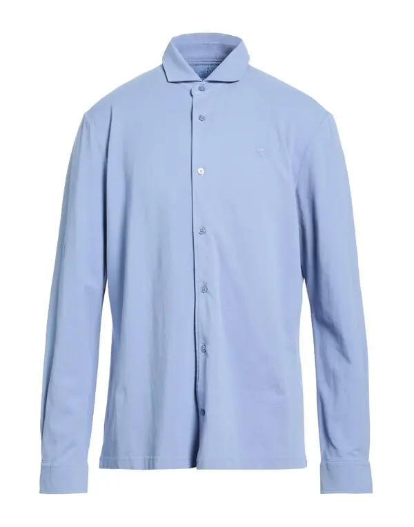 HACKETT Shirt Size Cotton - Slate Blue