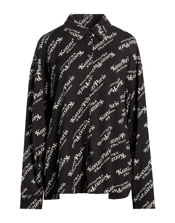 Kenzo Satin Logo-print Shirt