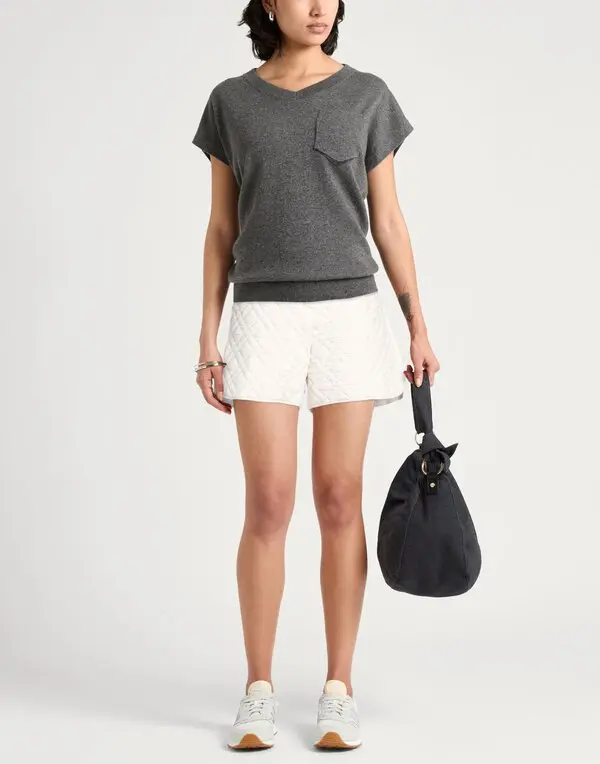 Peserico Quilted High Waisted Shorts
