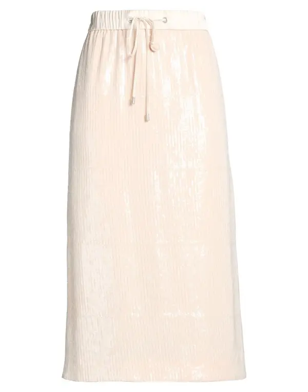 Peserico Crepe Midi Skirt With Sequins