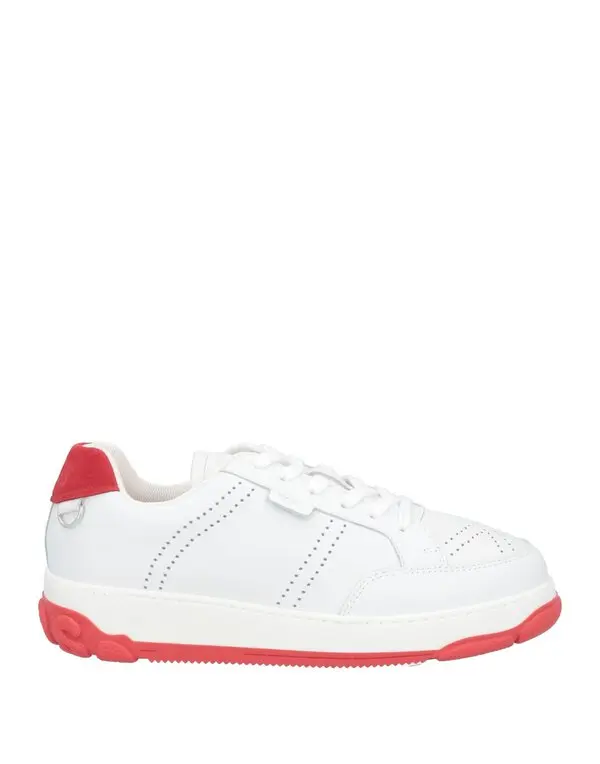 Gcds Leather Low-top Sneakers - White