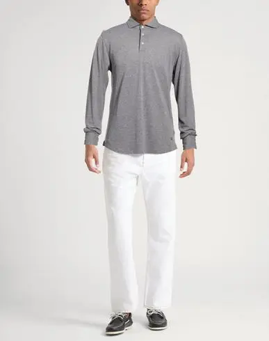 HACKETT  Polo Shirt Size Wool, Cotton - Grey
