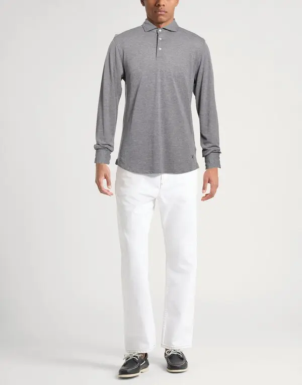 HACKETT  Polo Shirt Size Wool, Cotton - Grey