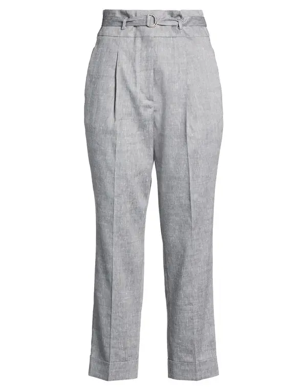 Peserico Tapered Linen-virgin Wool Pants