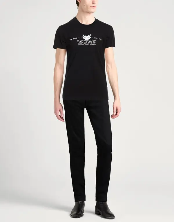 Versace T-shirt Size Cotton - Black
