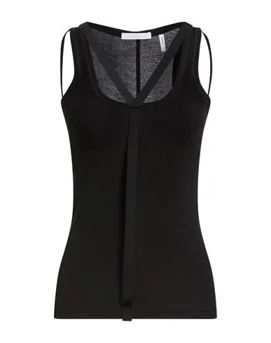Helmut Lang Tank Top Pima Cotton Modal - Black