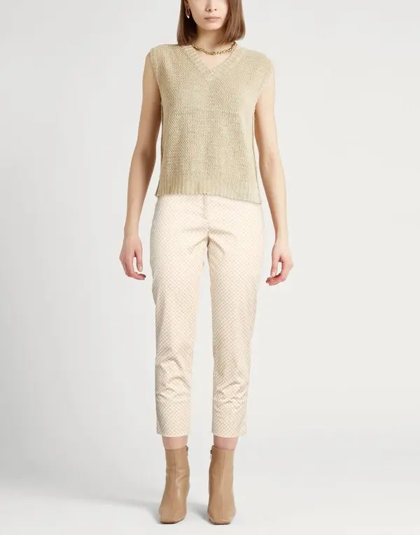 Peserico Tapered Polka-dot Pants - Beige