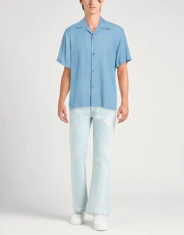 Sandro Shirt Size Lyocell - Blue