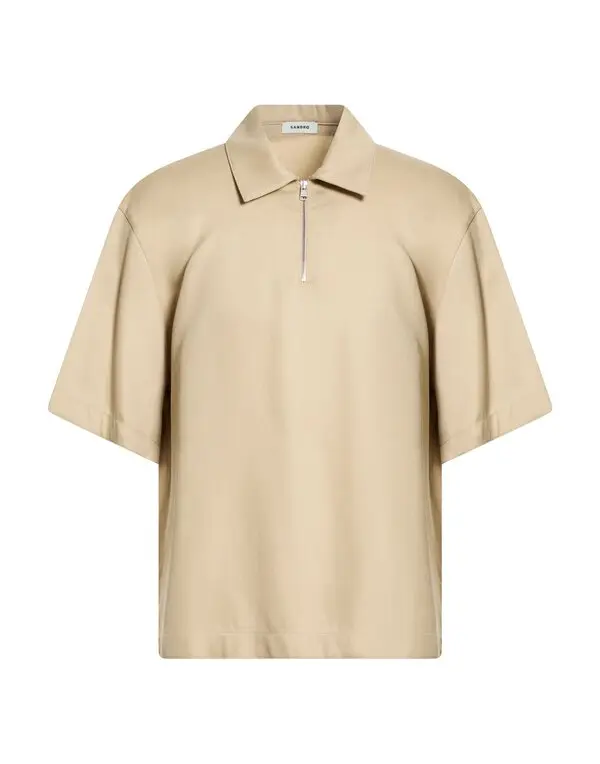 Sandro Polo Shirt Size Lyocell, Viscose