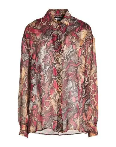 Just Cavalli Snakeskin Print Organza Shirt