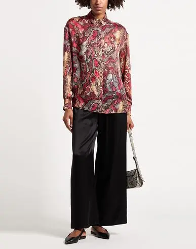 Just Cavalli Snakeskin Print Organza Shirt
