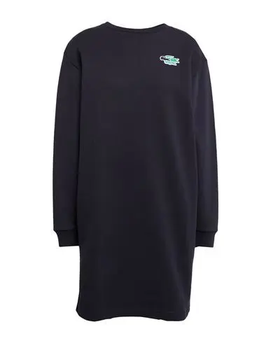 Lacoste Cotton Crewneck Long Sleeve Mini Dress