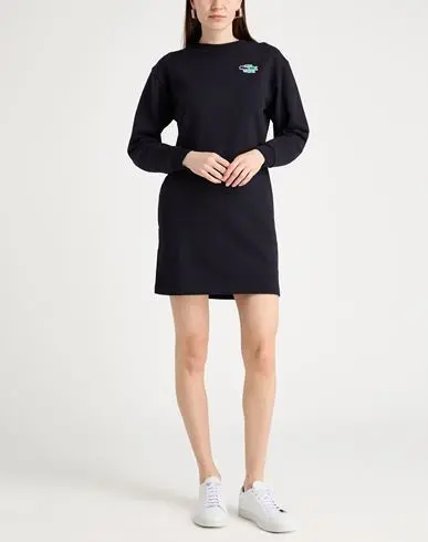 Lacoste Cotton Crewneck Long Sleeve Mini Dress