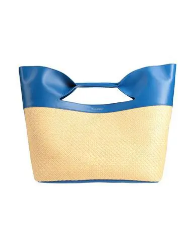 Alexander McQueen Handbag Textile Fibers - Blue