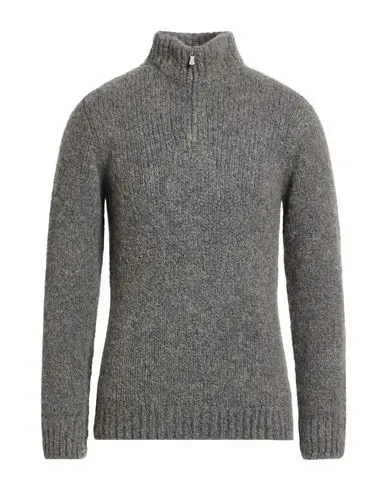 Eleventy Cashmere, Alpaca Wool, And Silk Half-zip Sweater - Grey