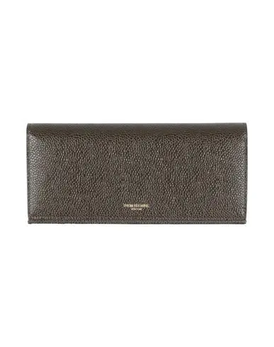 Thom Browne Wallet Dark Leather - Brown