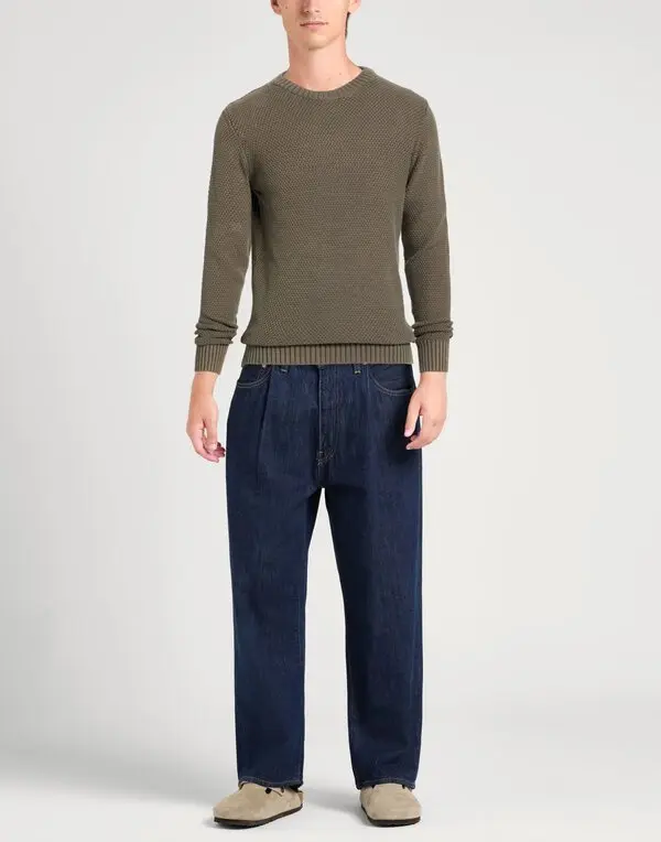 BERNA Cotton Knit Sweater - Beige