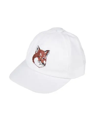 Maison Kitsuné Cotton-blend Twill Baseball Cap - White