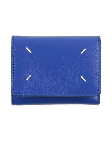 MAISON MARGIELA Wallet Bright Leather - Blue