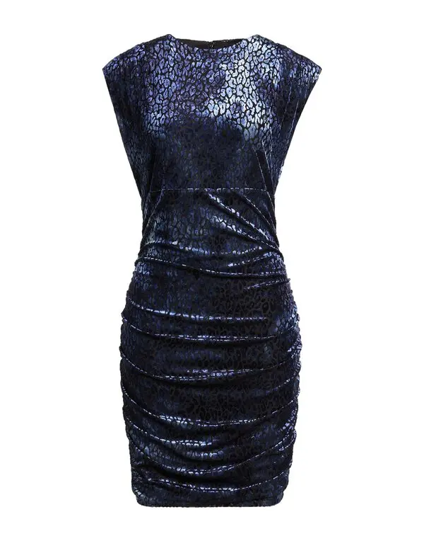 Guess Leopard-print Draped Mini Dress