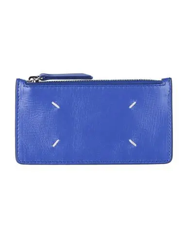MAISON MARGIELA Cardholder Bright Leather - Blue