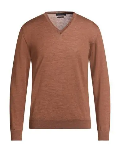 DANIELE FIESOLI Sweater In Merino Wool - Light Brown