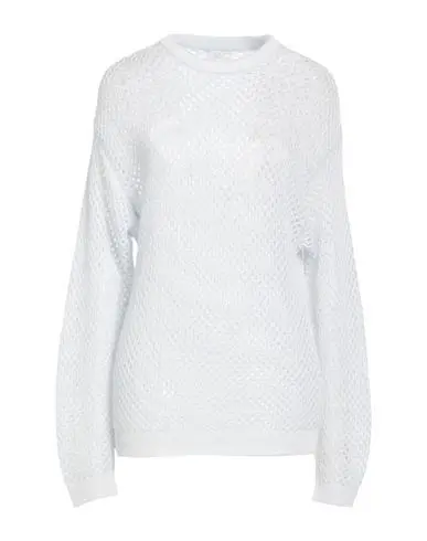 Peserico Sweater In Polyamide, Alpaca Wool, And Virgin Wool - Blue