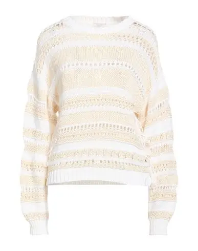 Peserico Intarsia-knit Sweater - White
