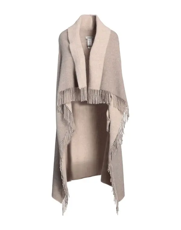 Fabiana Filippi Cape In Virgin Wool And Polyamide