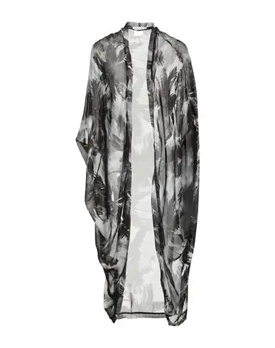 YES LONDON Floral Print Overcoat - Grey