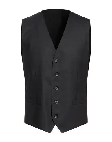Dolce & Gabbana Tailored Vest In Virgin Wool - Grey