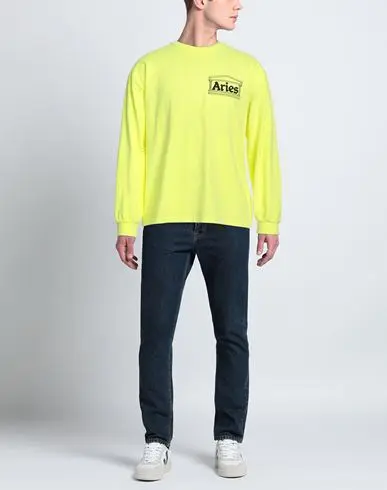 Aries T-shirt Size Cotton - Yellow
