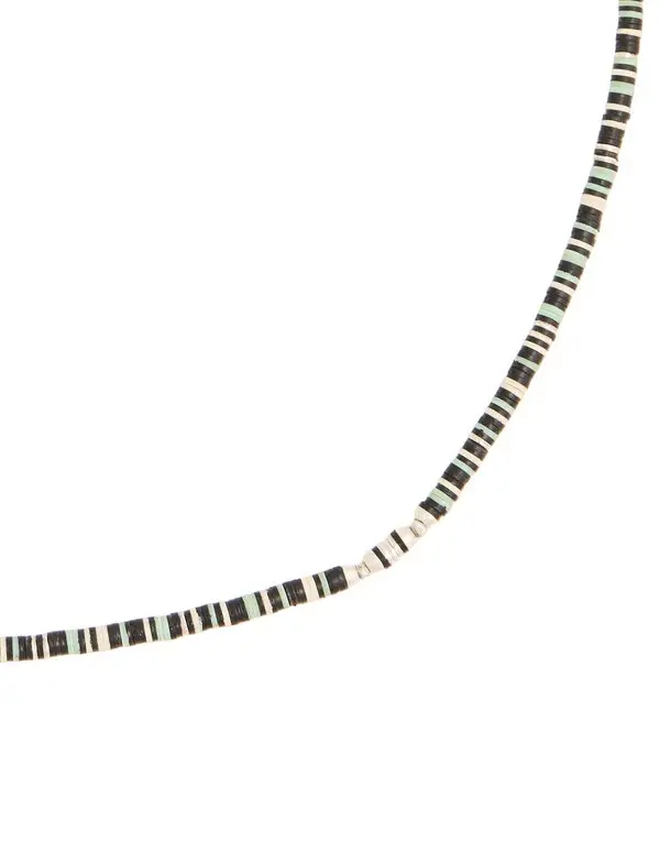 MAOR Silver Beaded Necklace