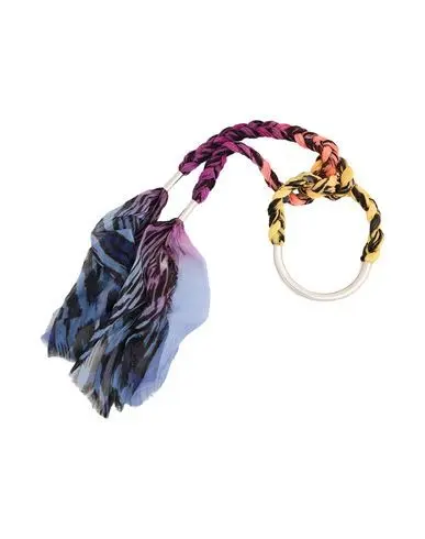 Isabel Marant Bracelet With Metal And Georgette Detail - Navy