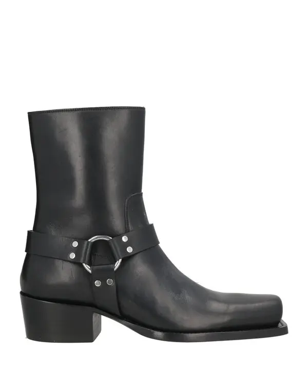 Dsquared2 Calfskin Boots With Strap Detailing